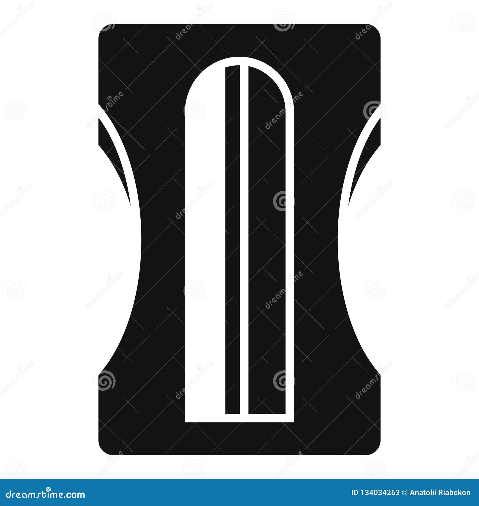 School Sharpener Icon, Simple Style Stock Vector - Illustration of ...