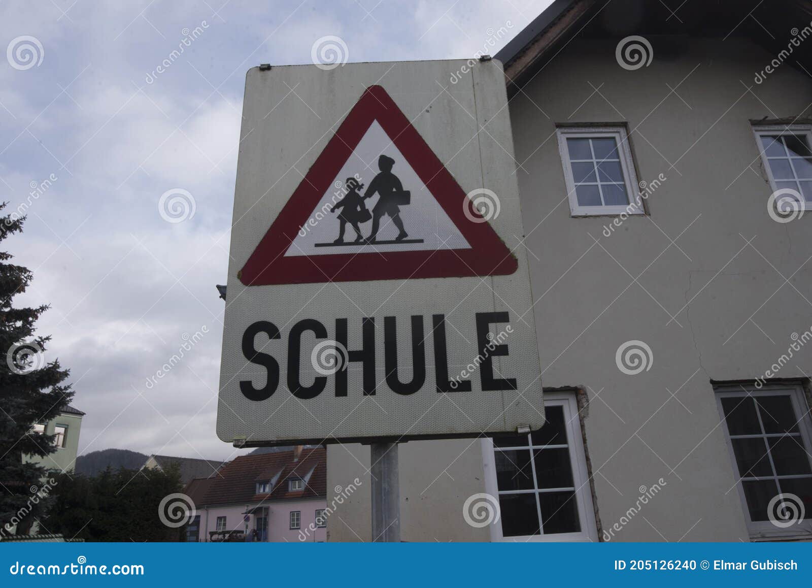 School Sign As a Symbol for Education Stock Photo - Image of learning ...