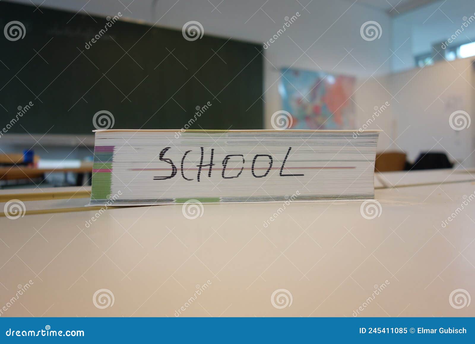 School Sign As a Symbol for Education Stock Image - Image of learning ...