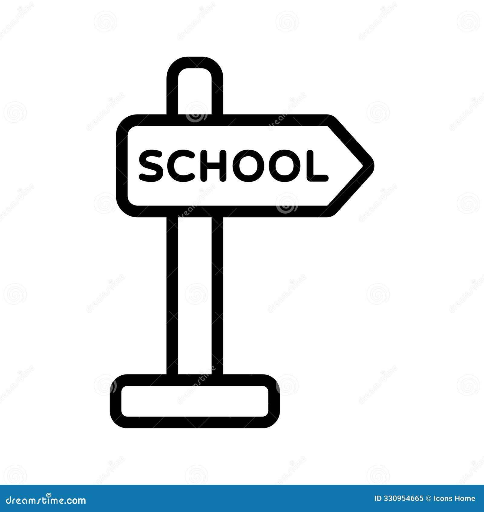 School Board stock vector. Illustration of vector, line - 330954665