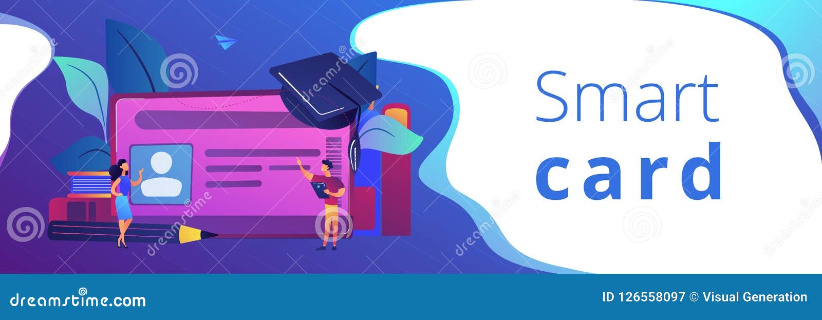 Smartcards for Schools Header Banner. Stock Vector - Illustration of ...