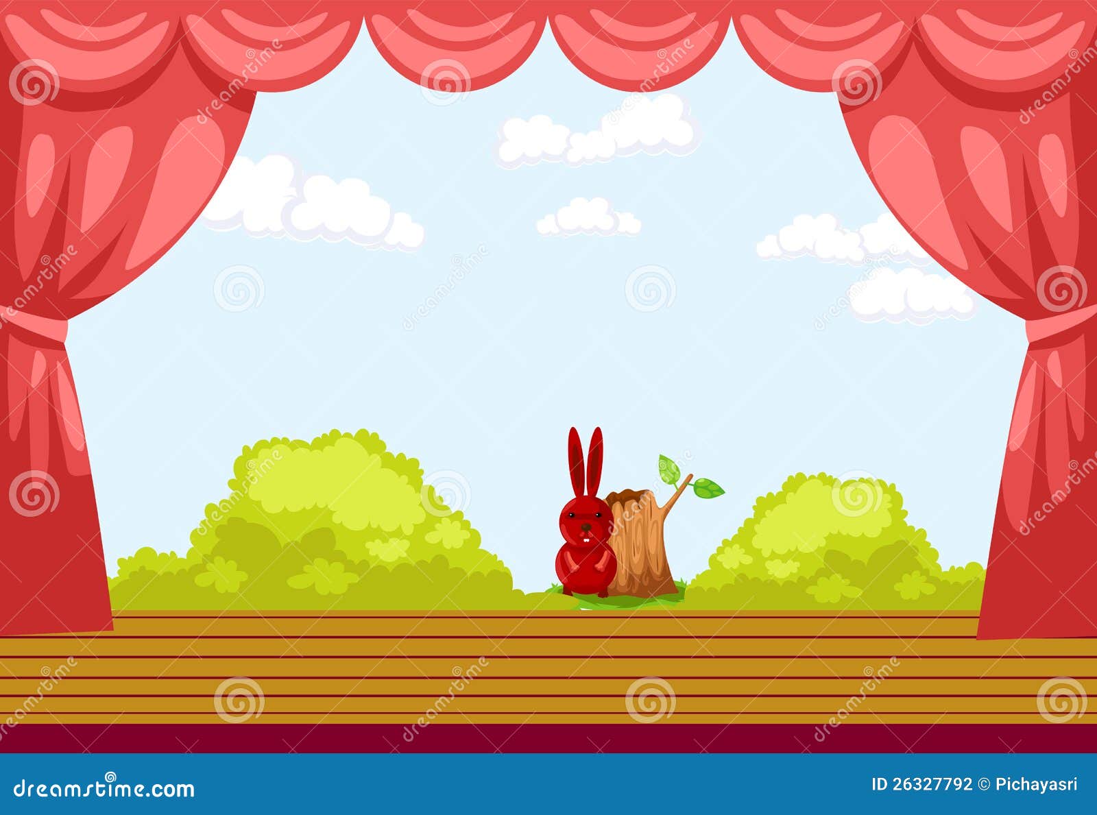 School stage show stock vector. Illustration of drama - 26327792