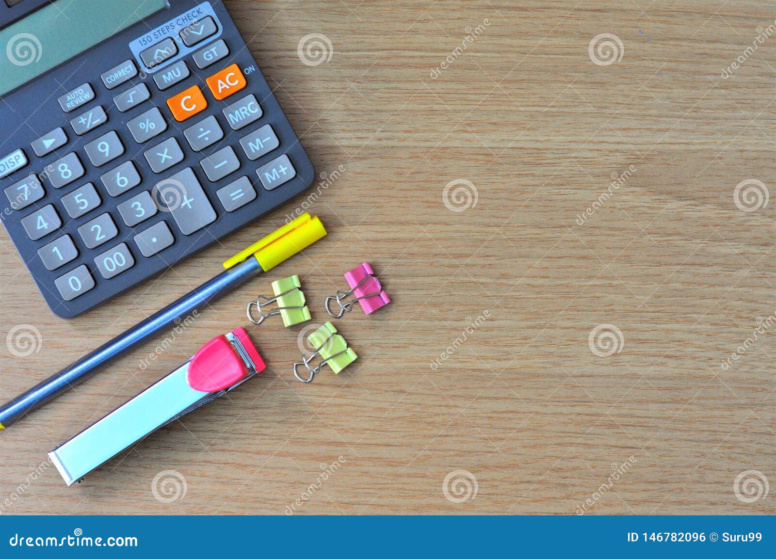 School stationary stuff stock photo. Image of work, board - 146782096