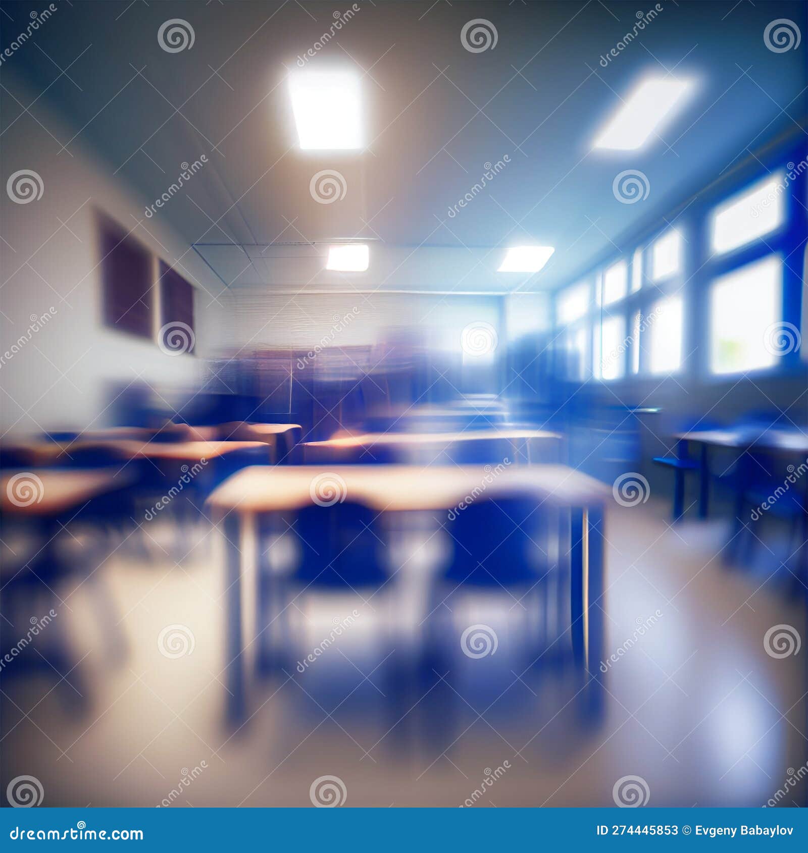 School Student Blurred Light Background, Template - AI Generated Image ...