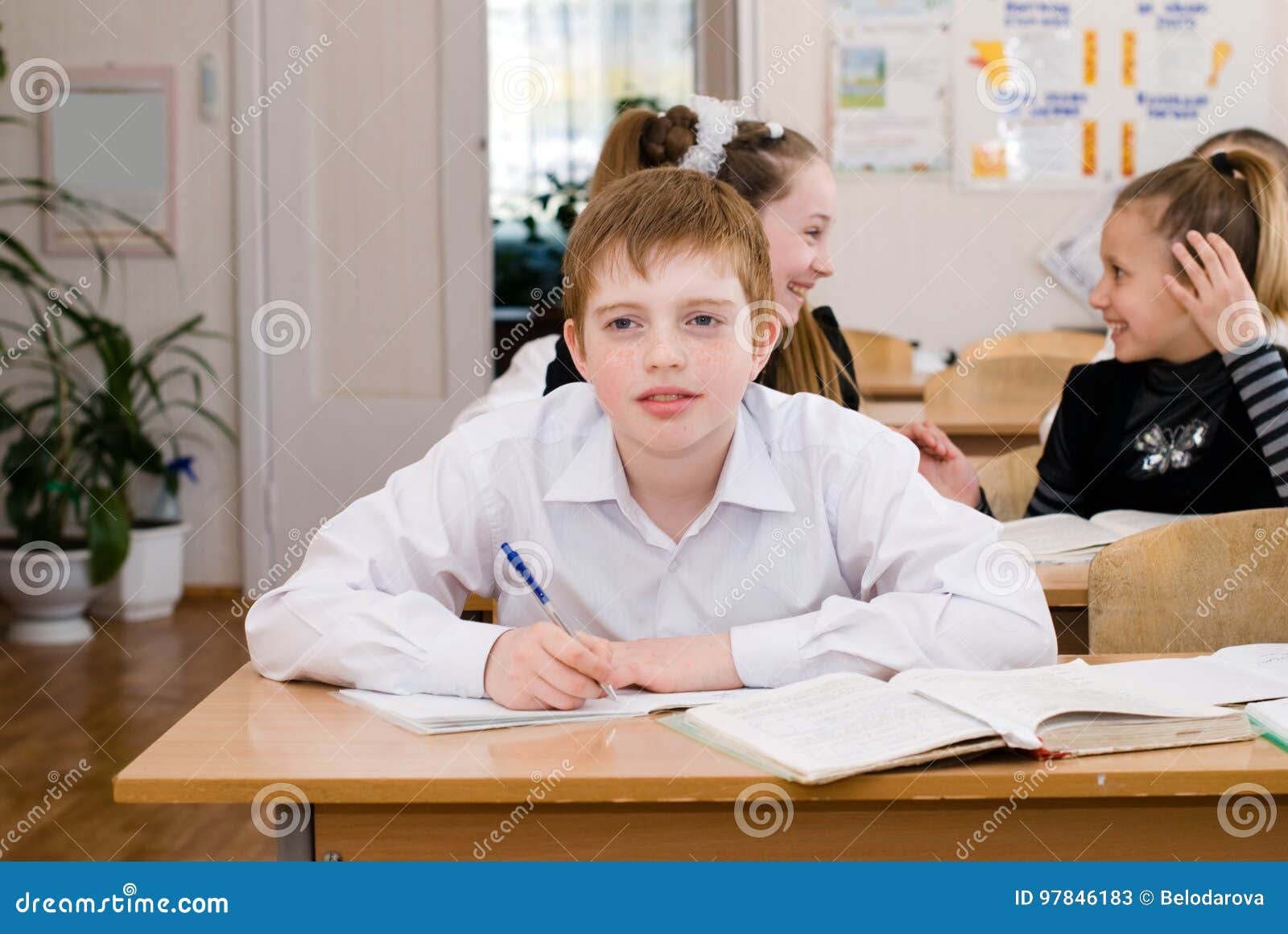 School Student at the Class - Education Concept Stock Image - Image of ...