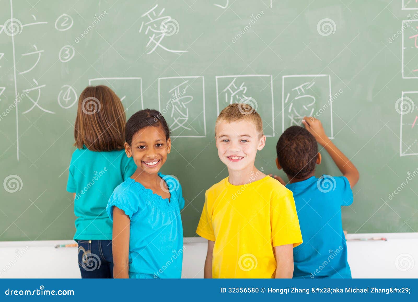 School students chinese stock photo. Image of colorful - 32556580