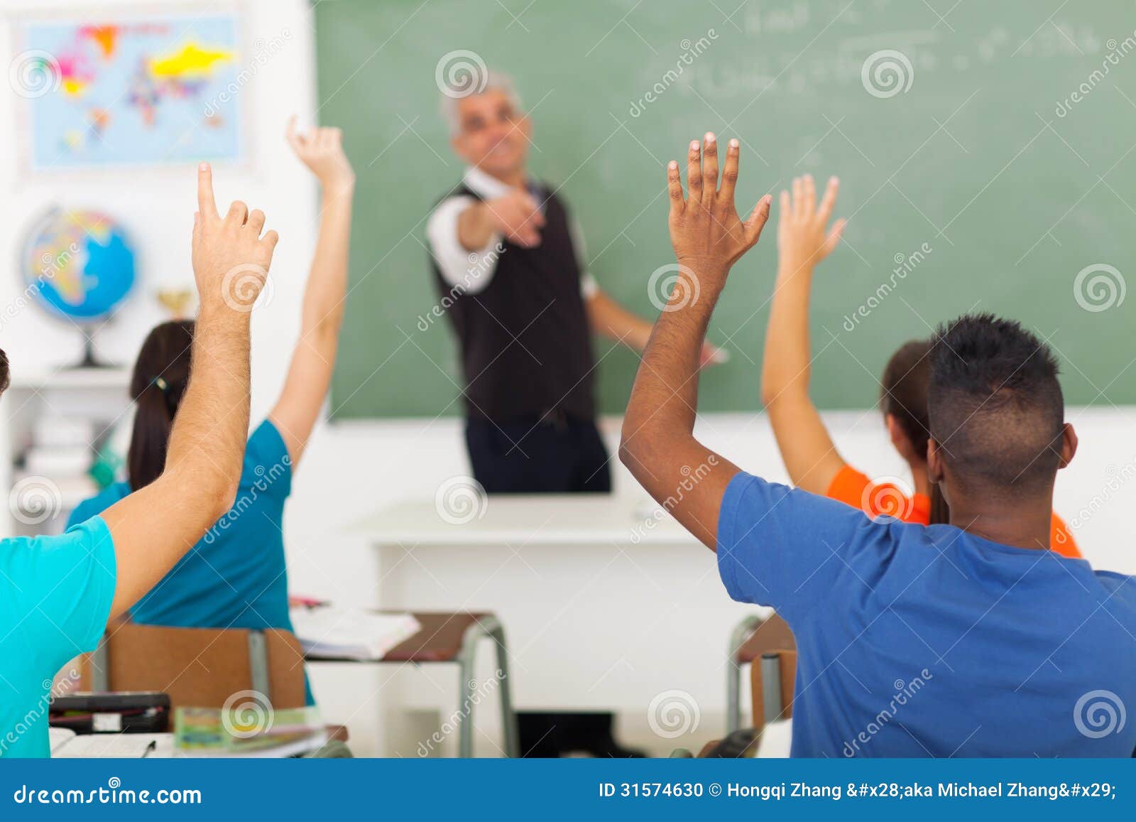 School Students Classroom Stock Photo - Image: 31574630