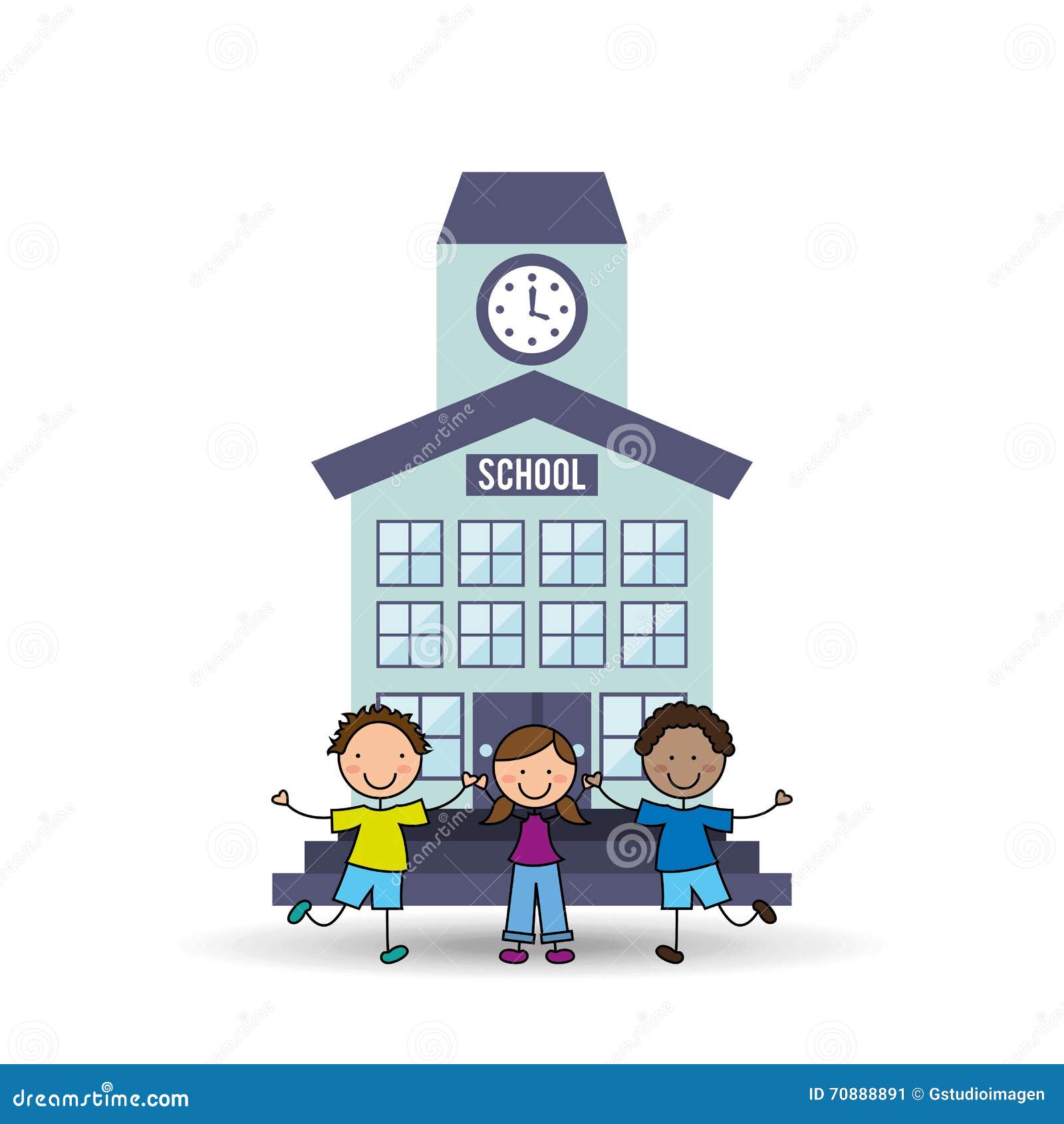 School students design stock vector. Illustration of high - 70888891