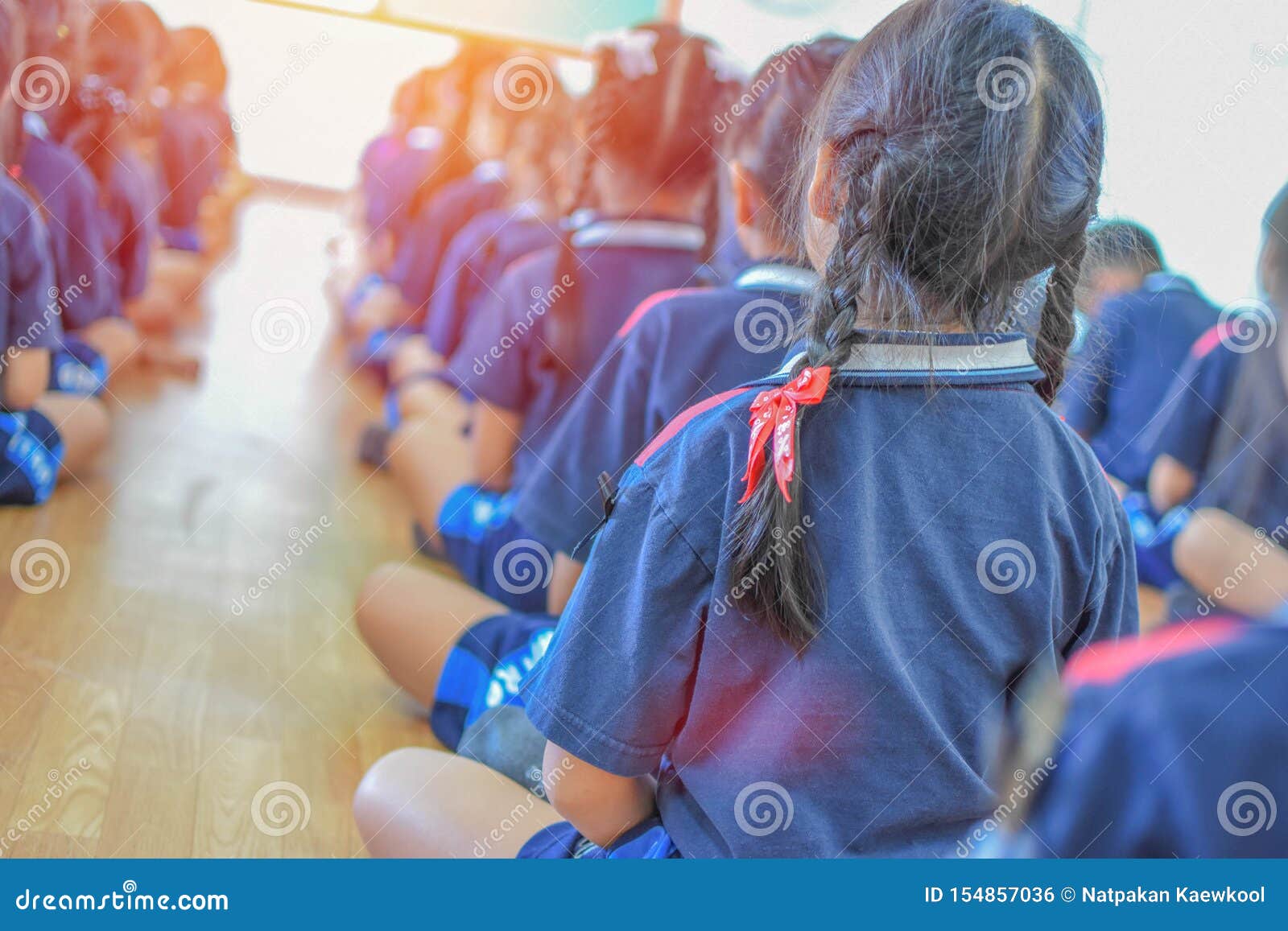School Students Do Meditation in Class Editorial Photo - Image of ...