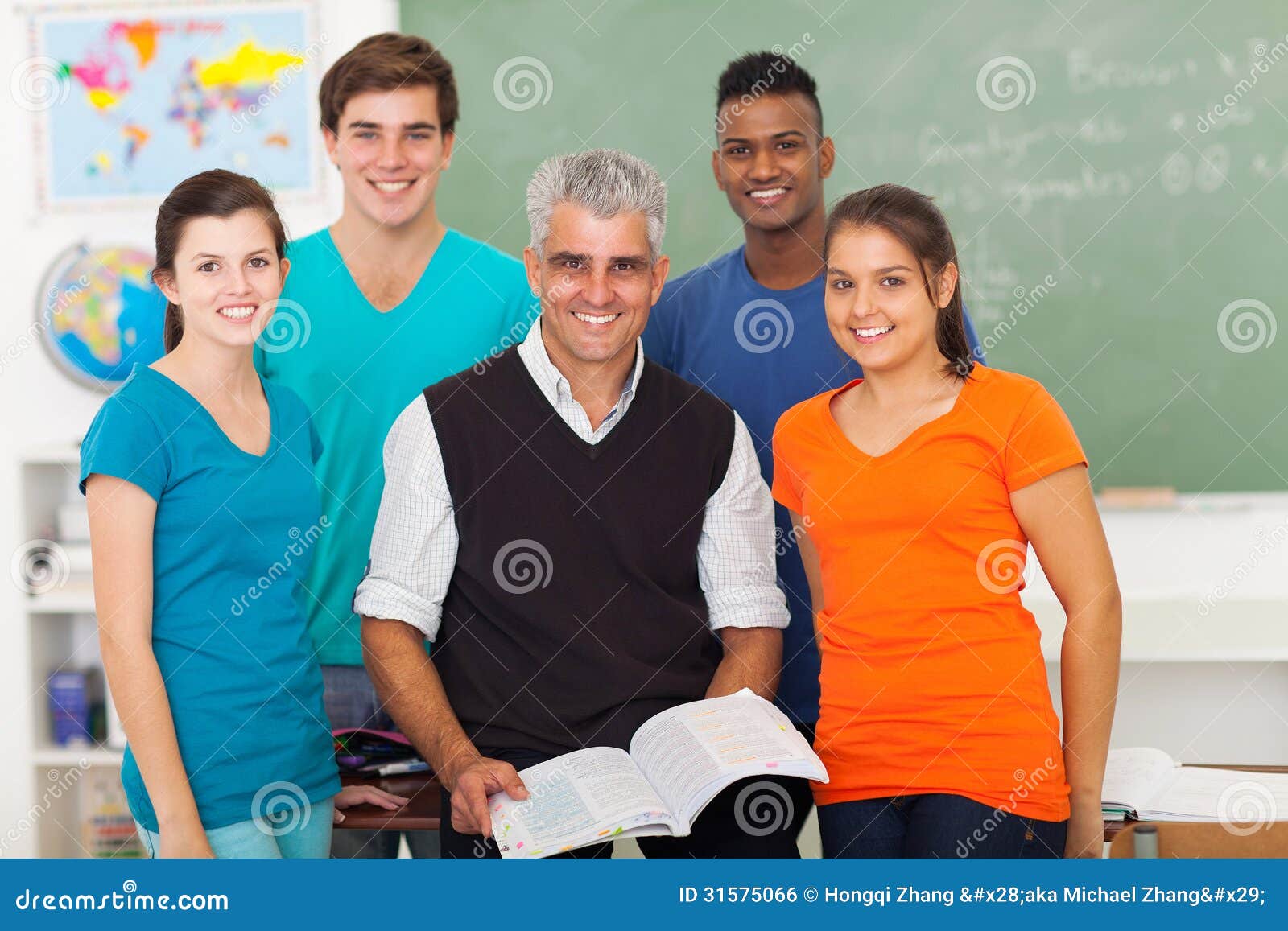 School students teacher stock photo. Image of female - 31575066