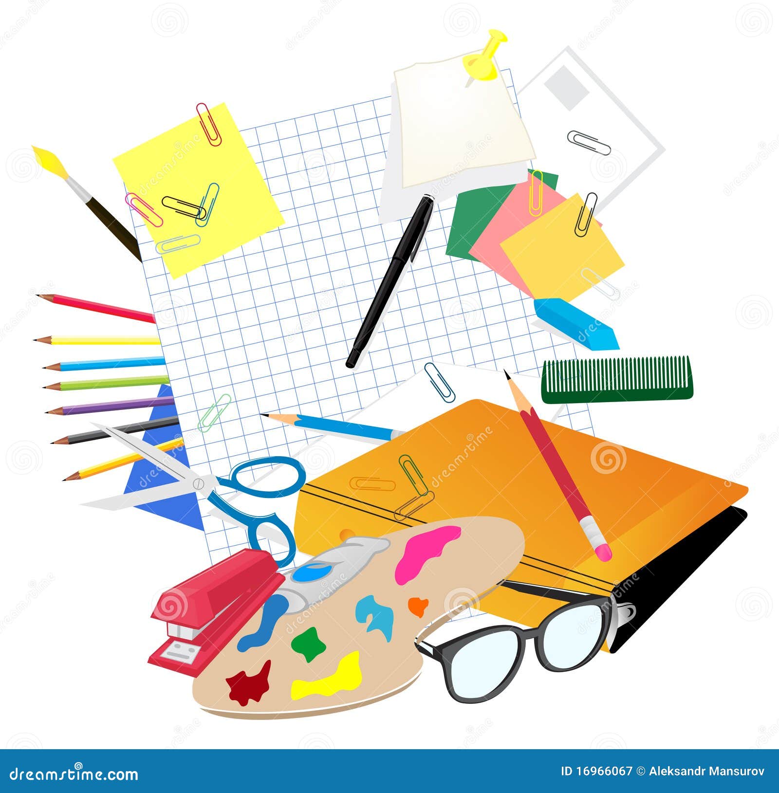 School subject stock vector. Illustration of clip, study - 16966067