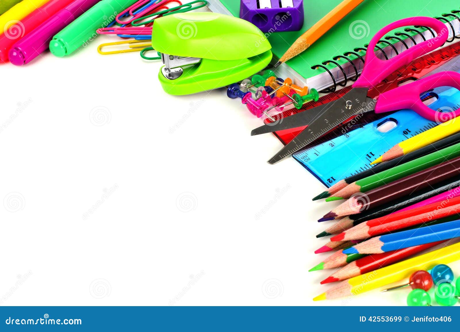Stapler Pin Border Royalty-Free Stock Photography | CartoonDealer.com ...