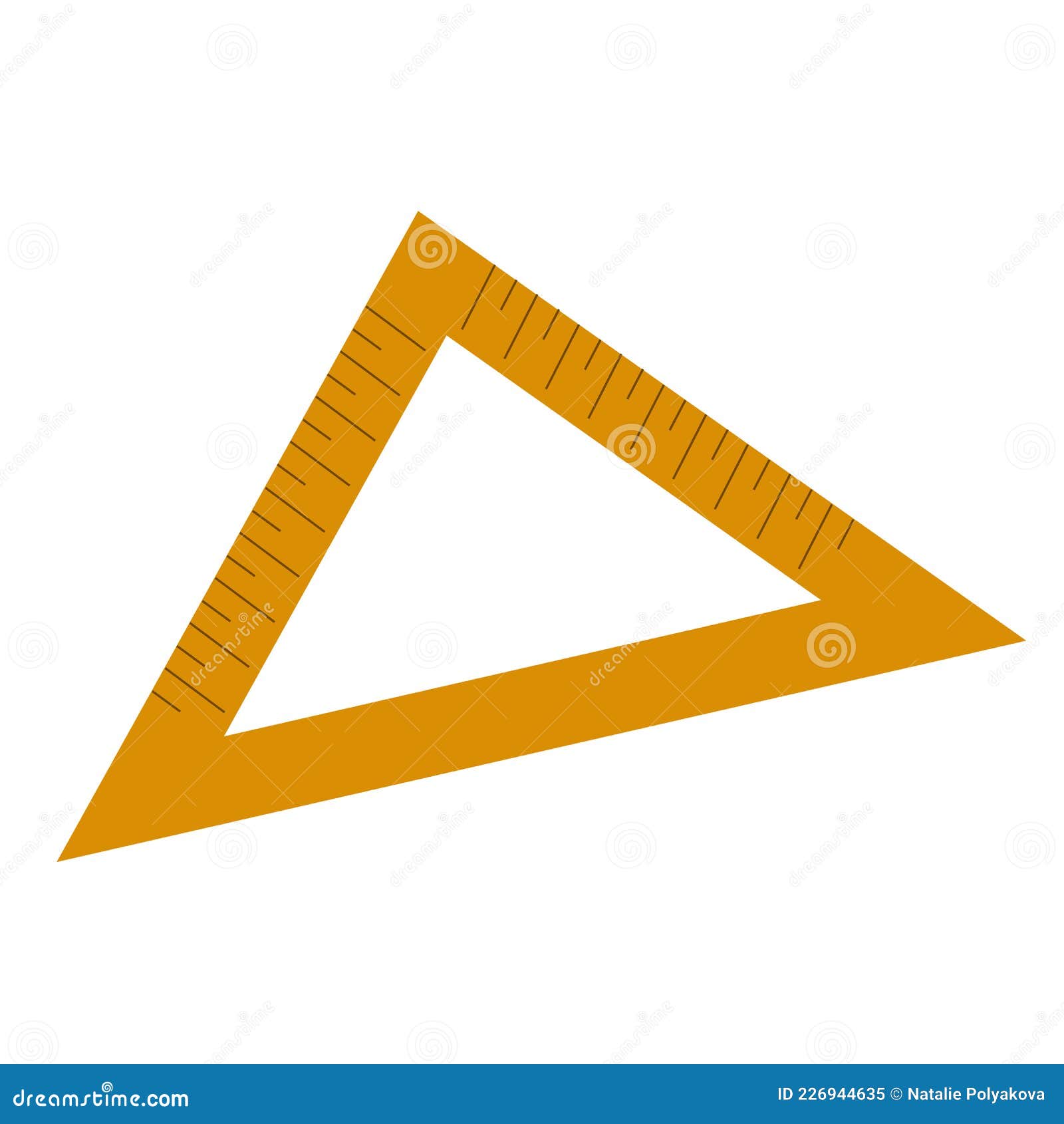 Set Triangular Ruler, Drawing Compass, Monitor With Graduation Cap ...