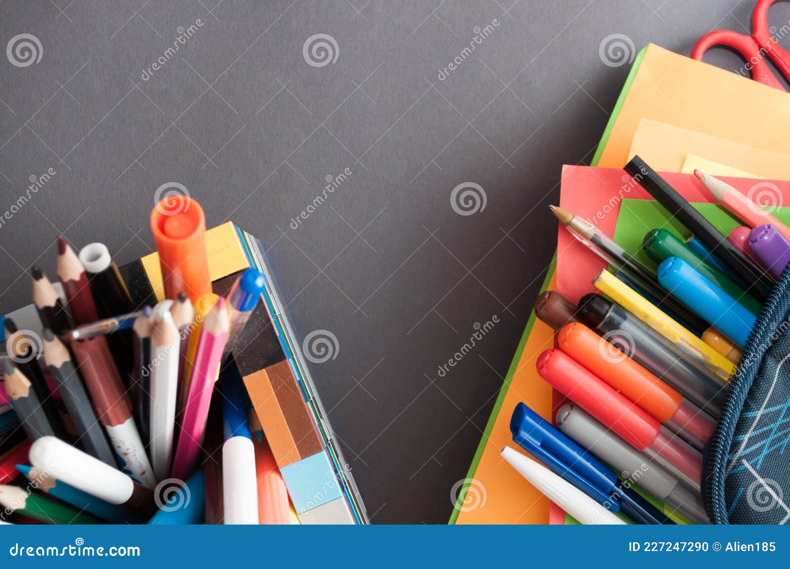 School Supplies at the Table Stock Photo - Image of schoolyear ...