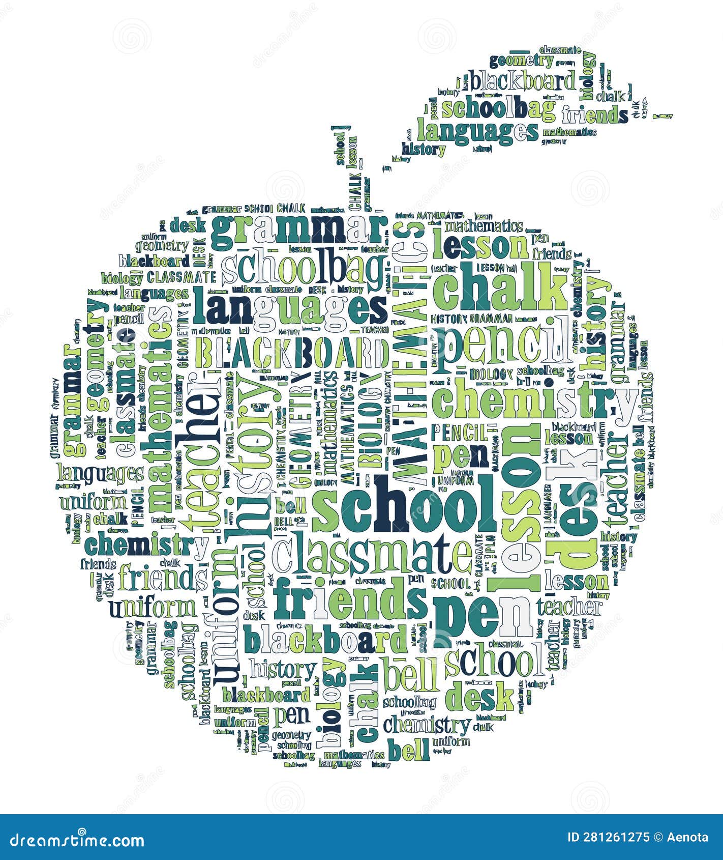 School Tag Cloud - Vector Illustration Stock Vector - Illustration of ...