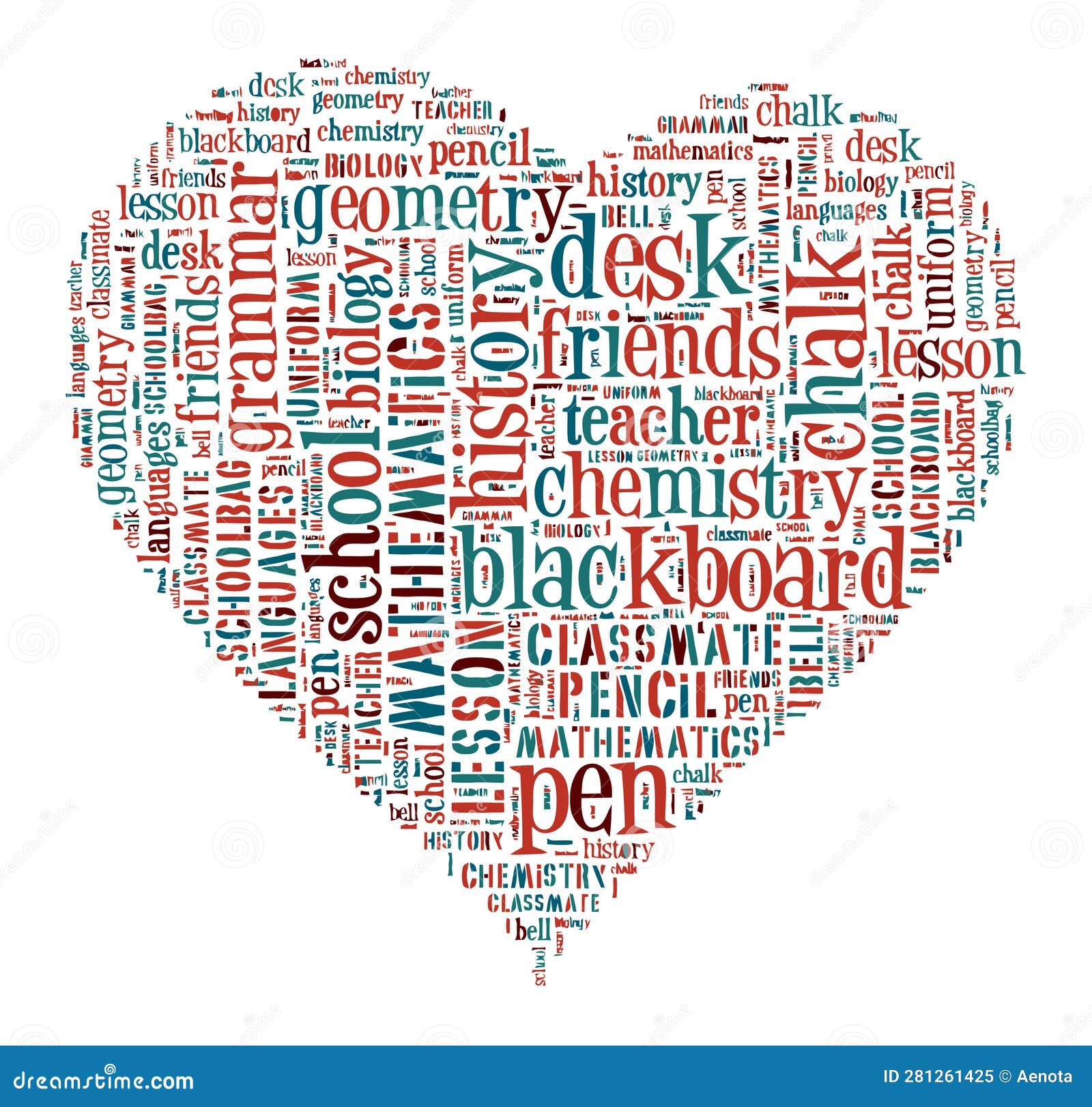 School Tag Cloud - Vector Illustration Stock Vector - Illustration of ...