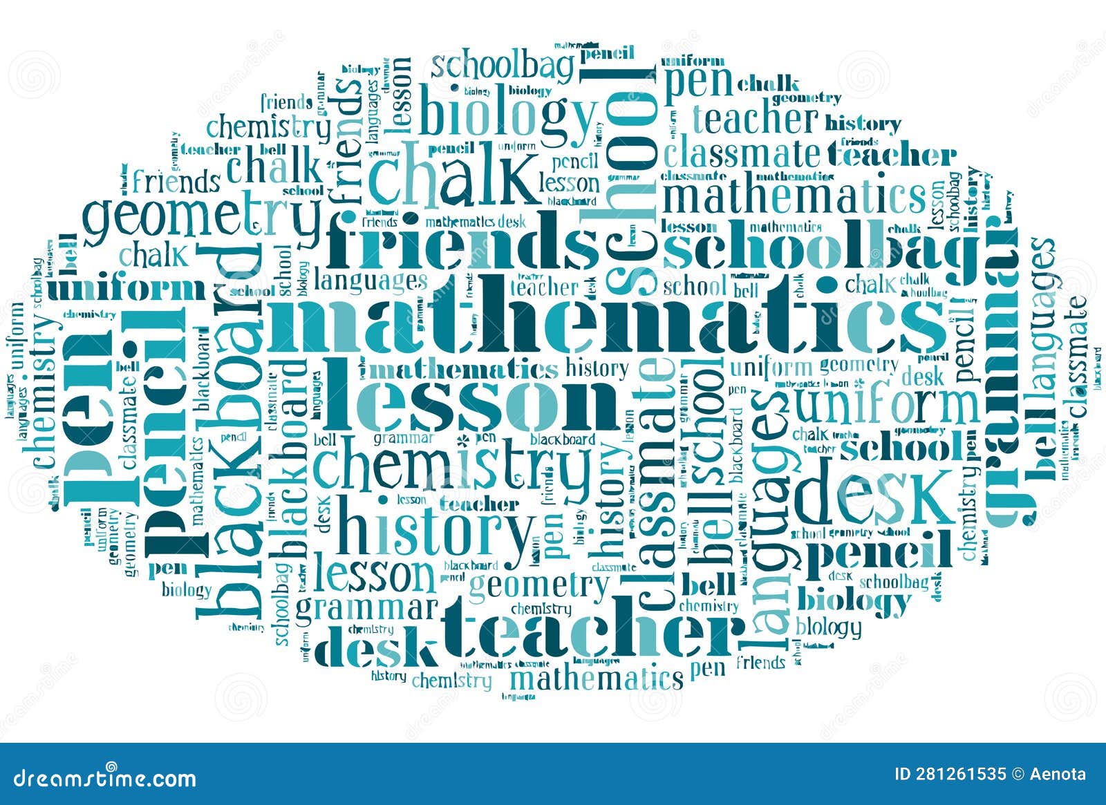 School Tag Cloud - Vector Illustration Stock Vector - Illustration of ...
