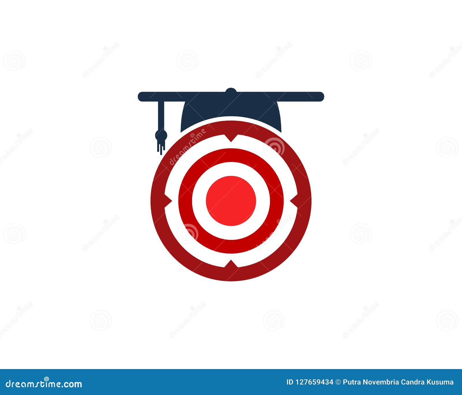 School Target Logo Icon Design Stock Vector - Illustration of concept ...