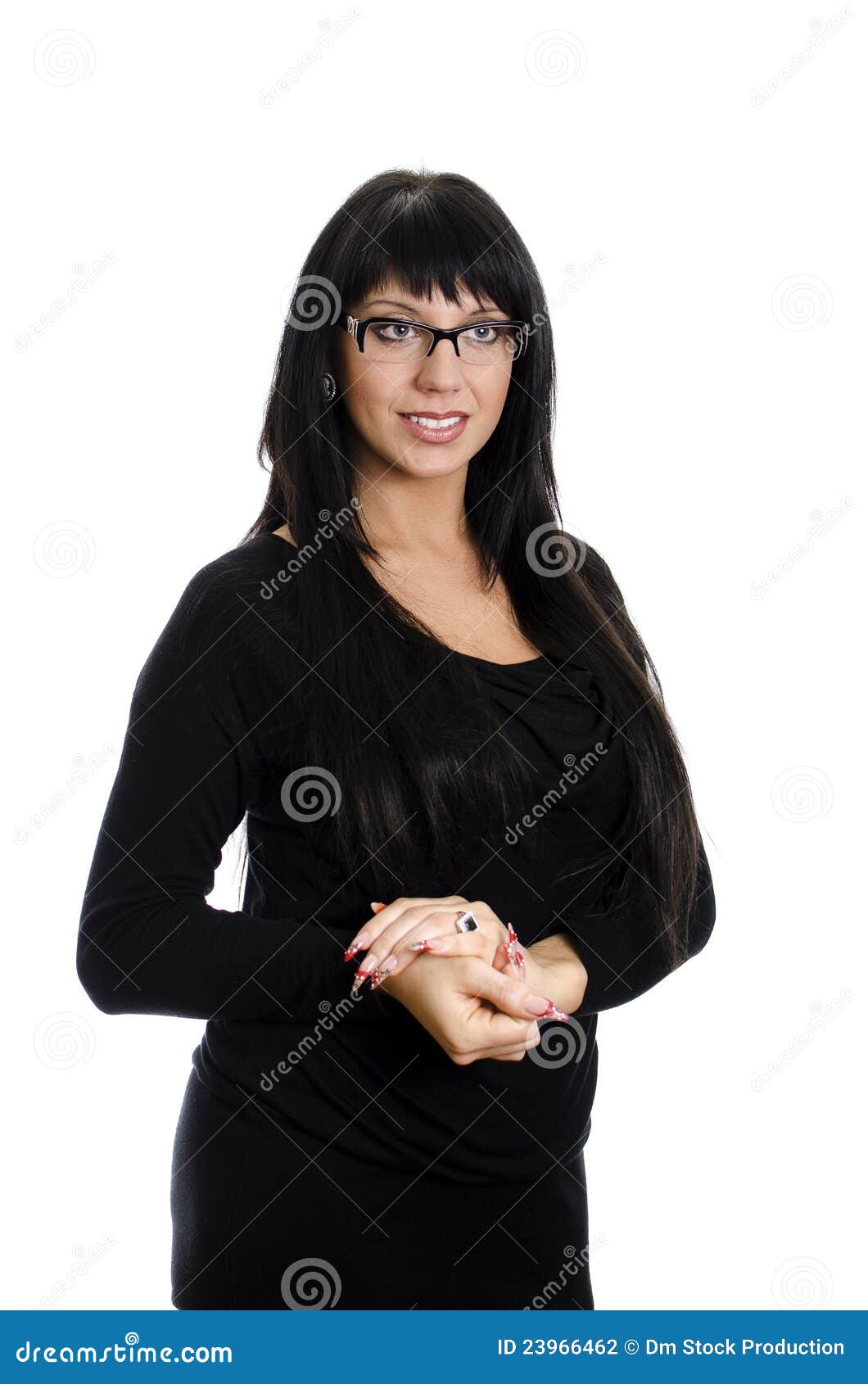 School Teacher with Glasses. Stock Photo - Image of occupation, glasses ...