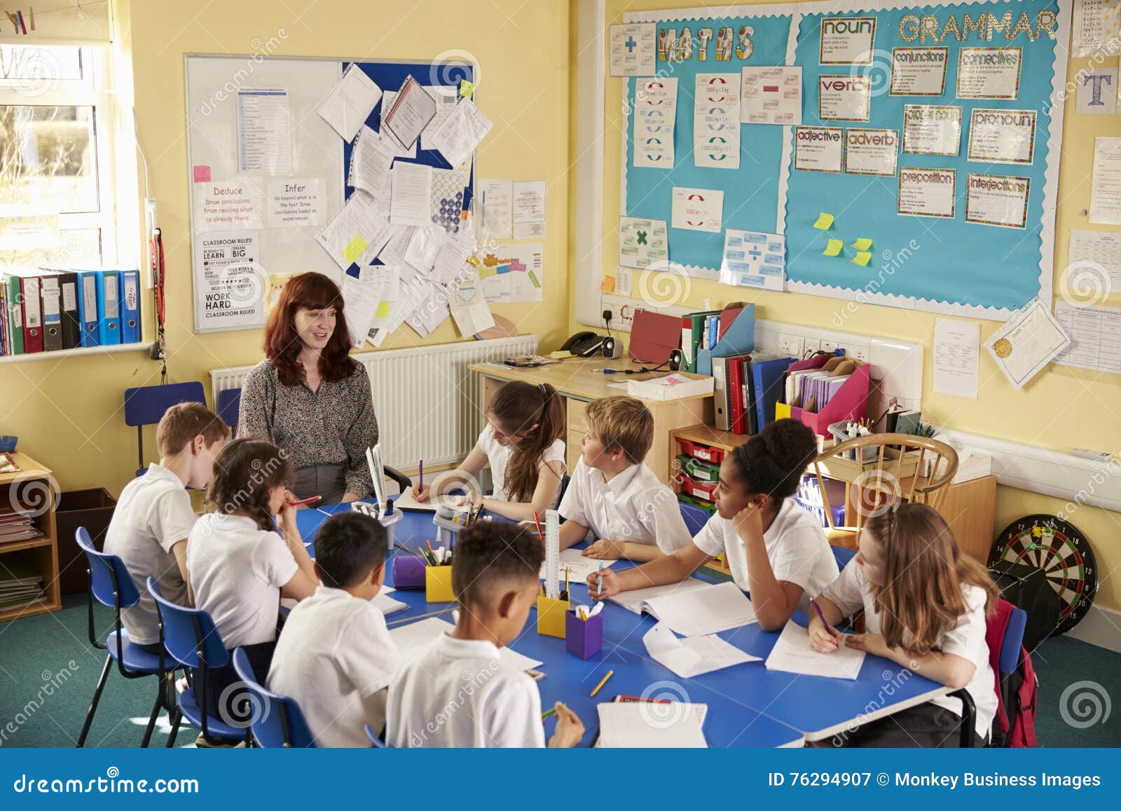 Kids Working In Class