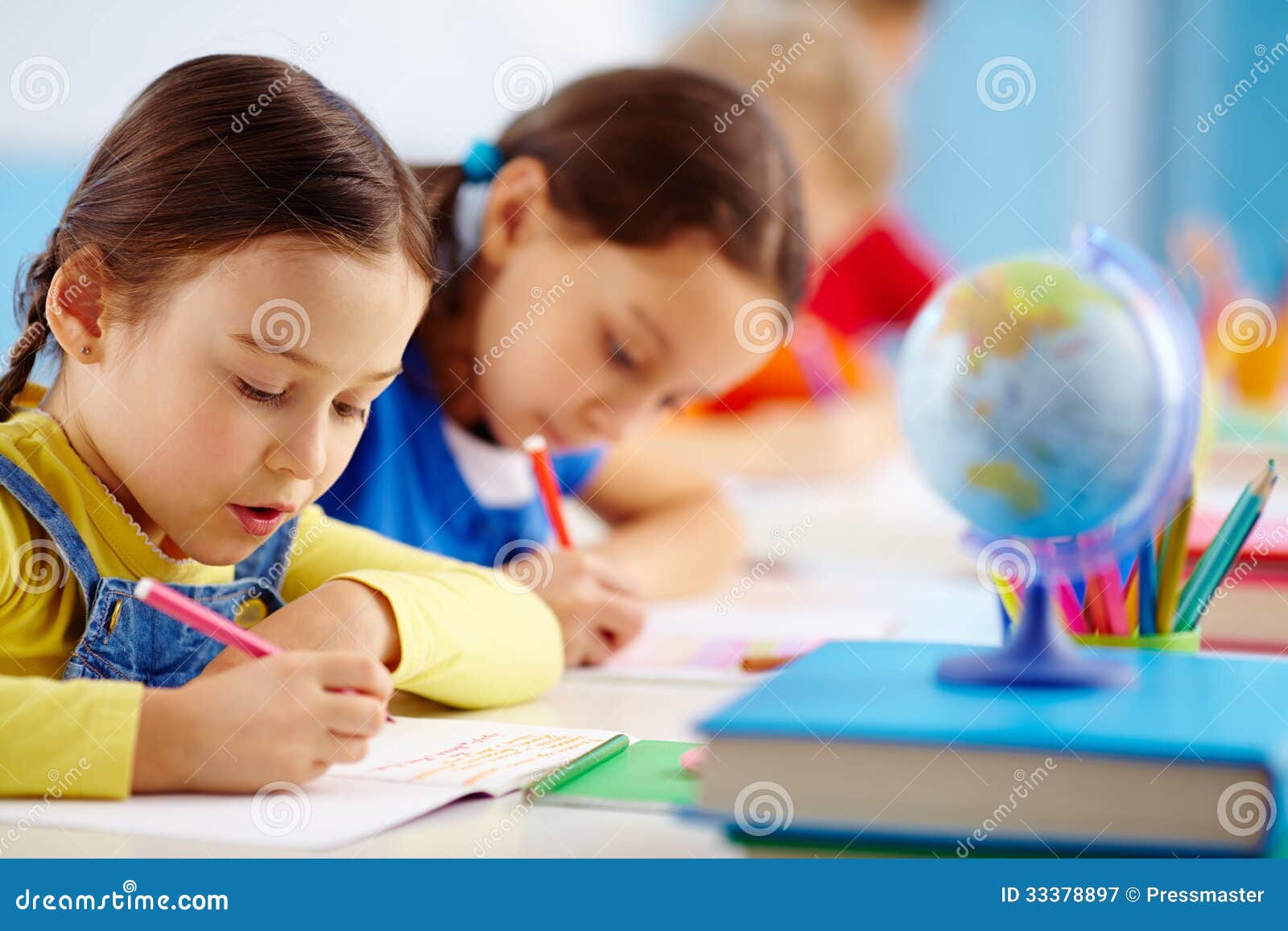School test stock image. Image of lifestyle, little, education - 33378897
