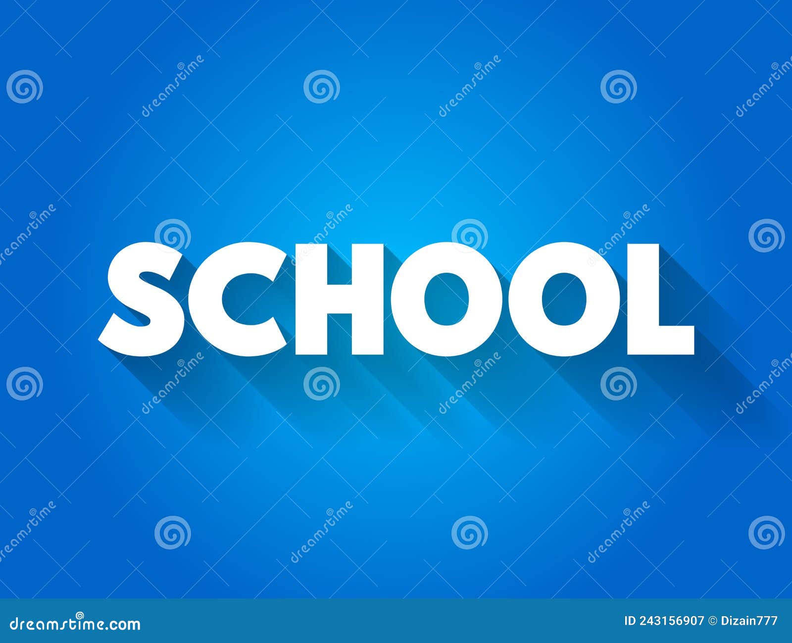 School Text Quote, Education Concept Background Stock Illustration ...