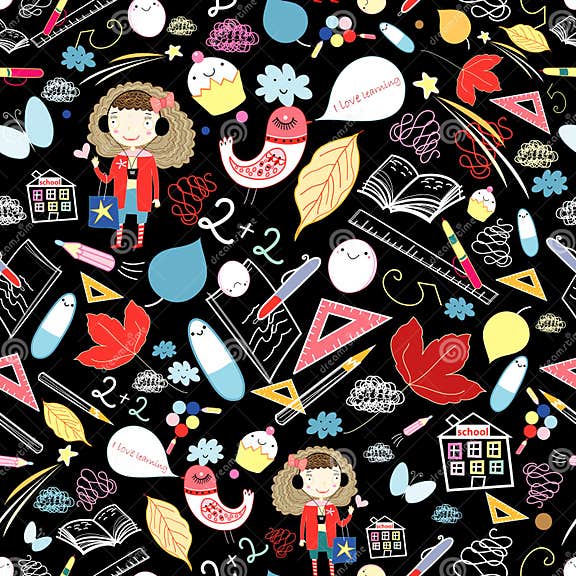 School texture stock vector. Illustration of beauty, notebooks - 26147293