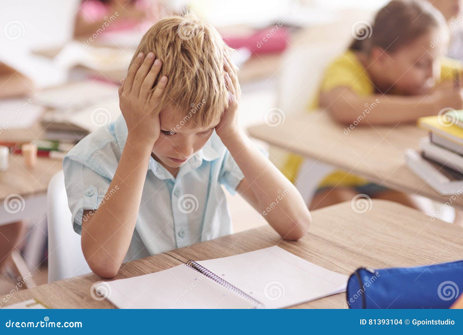 School time stock photo. Image of equipment, desk, intelligence - 81393104