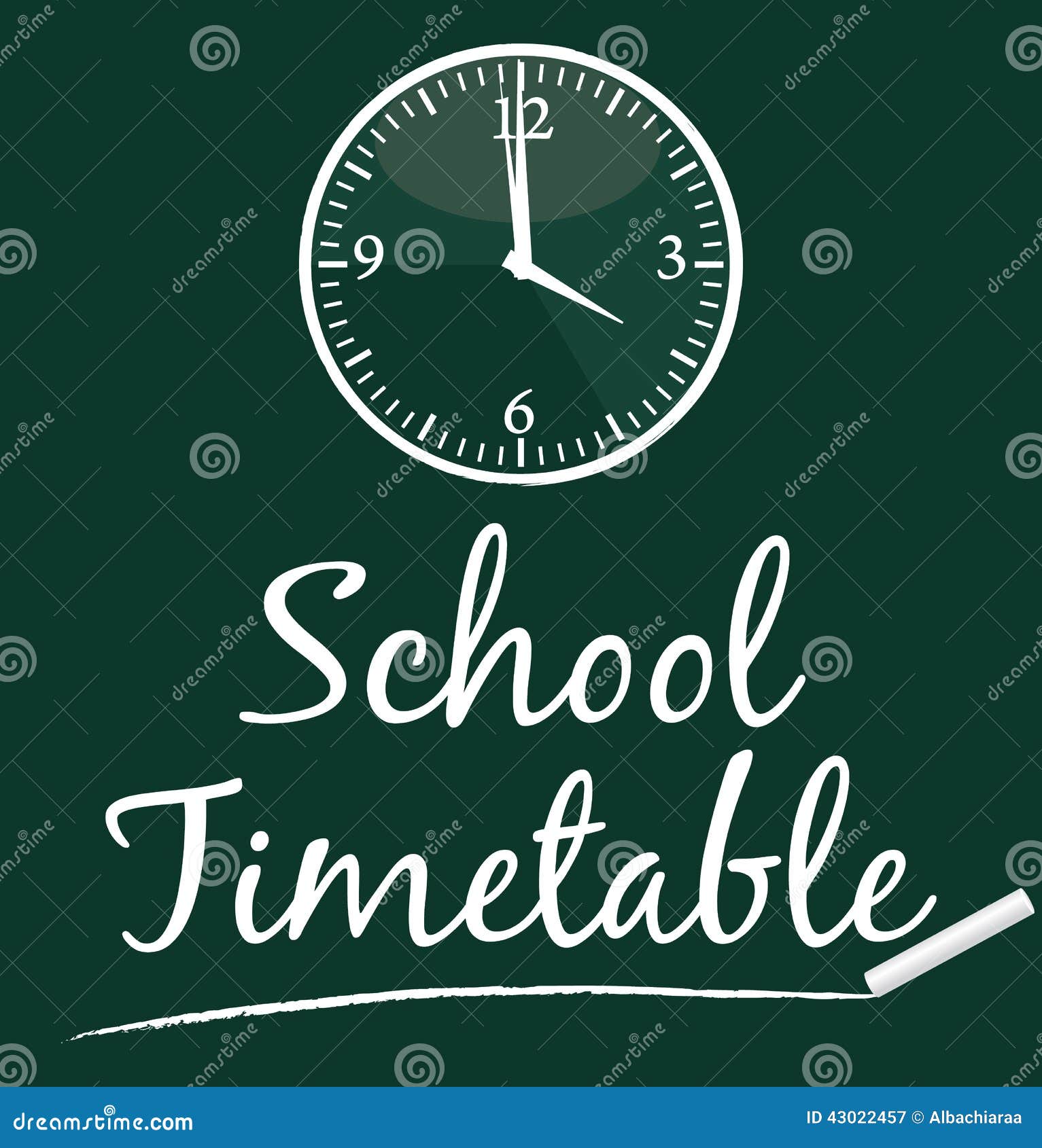 School timetable. stock vector. Illustration of english - 43022457
