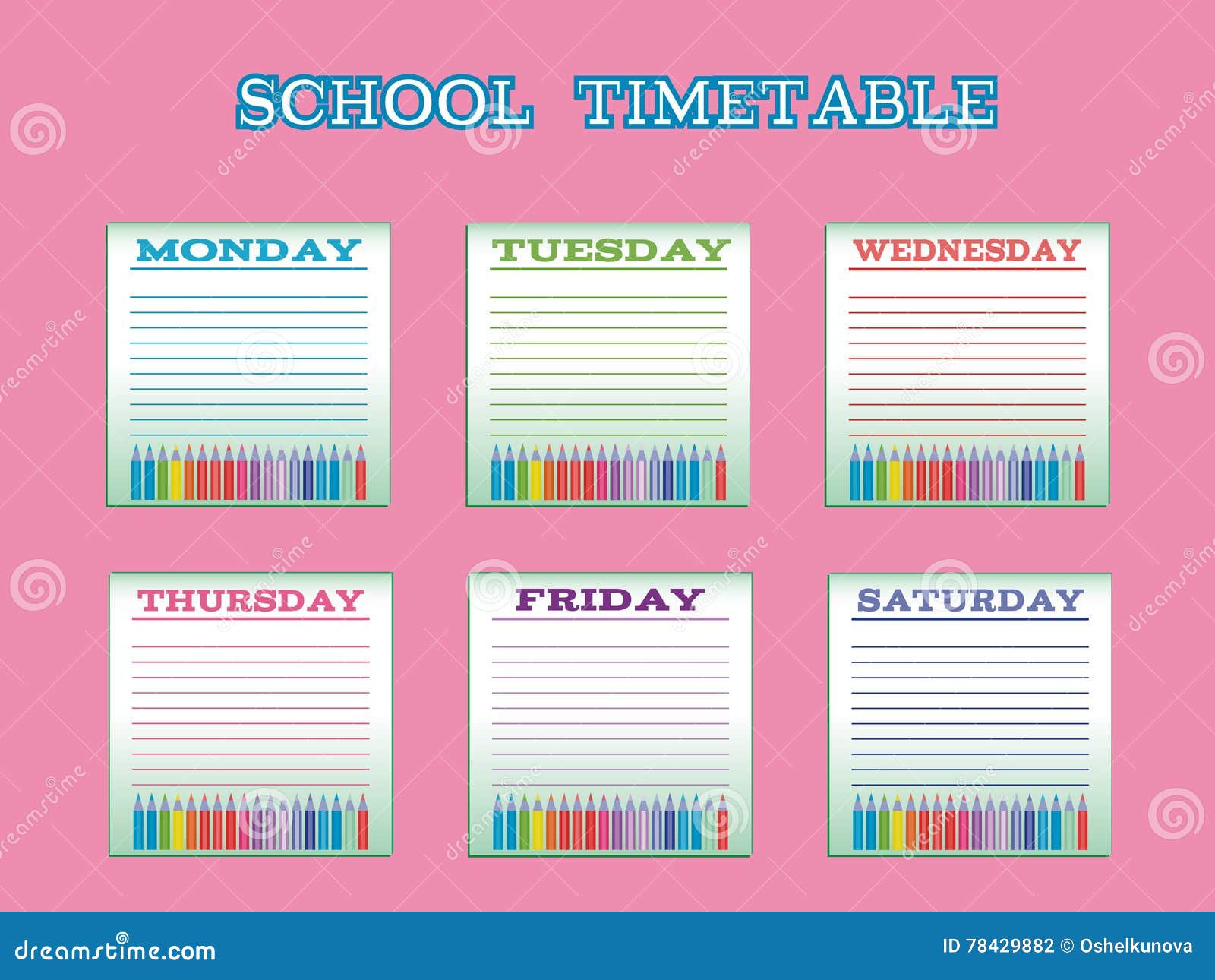 Pupils And Office, Back To School Time Vector | CartoonDealer.com ...