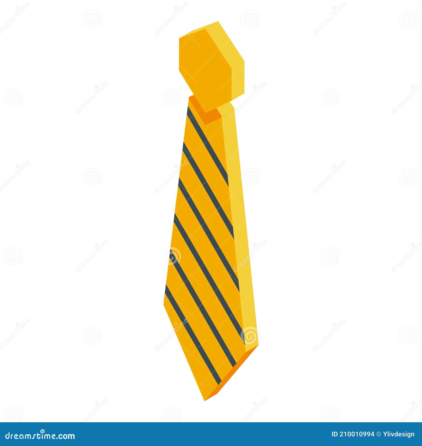 School Uniform Tie Icon, Isometric Style Stock Vector - Illustration of ...
