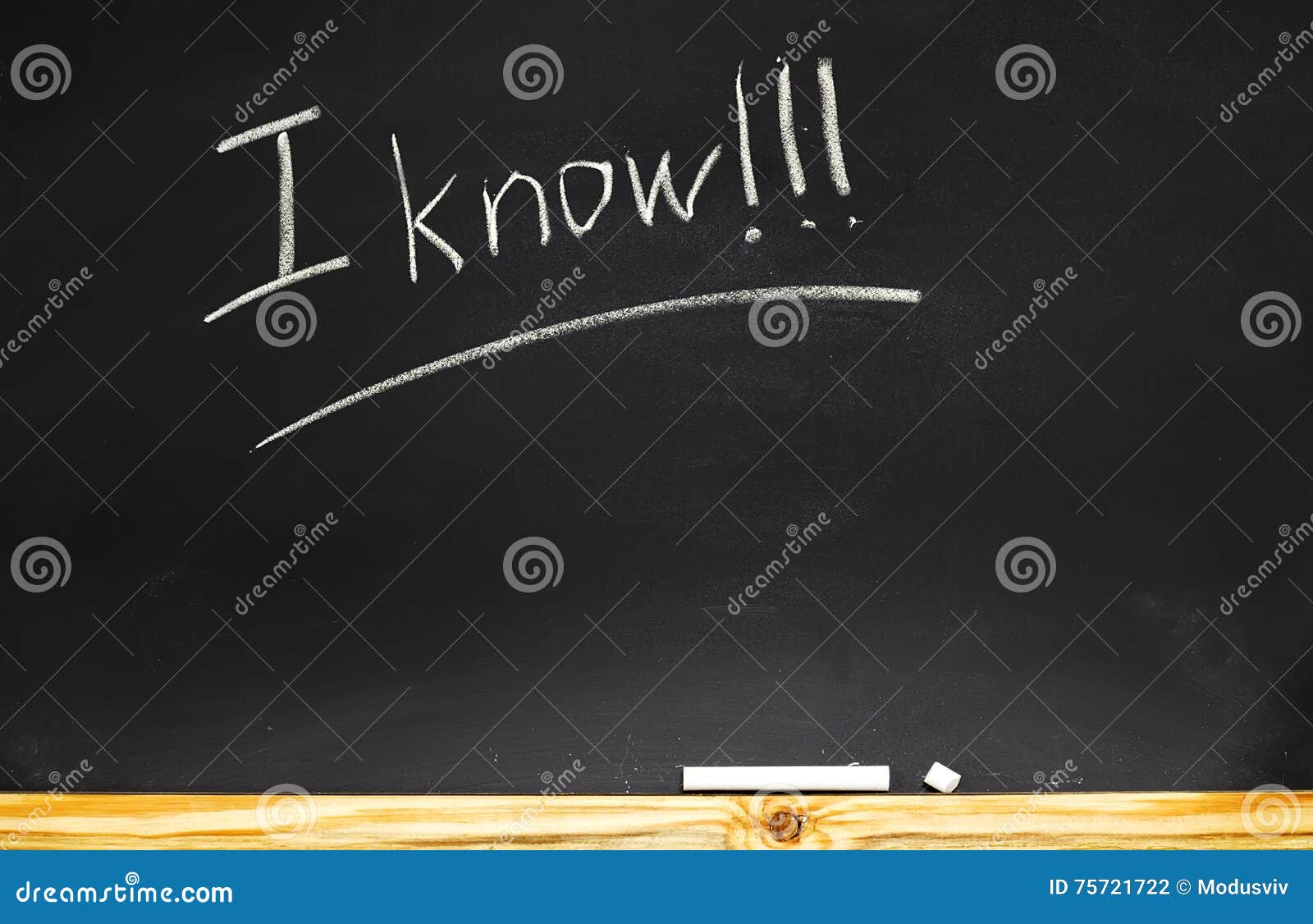 The School or University Blackboard with Threadbare Chalk Stock Photo ...