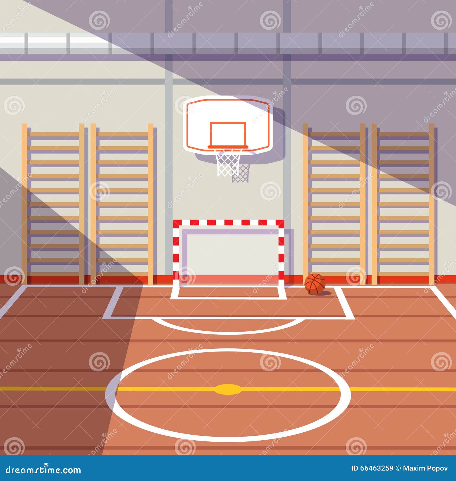 Elementary Gym Class Clip Art