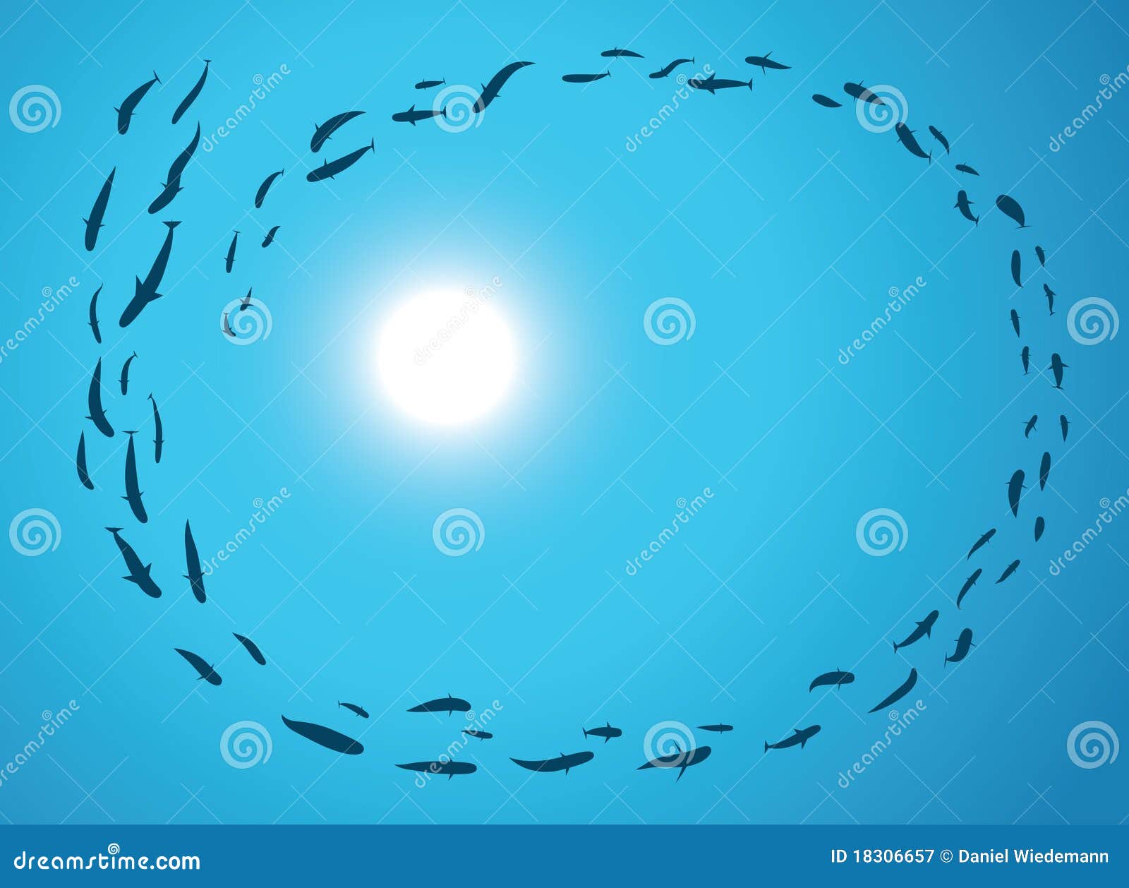 School van Vissen vector illustratie. Illustration of vissen - 18306657