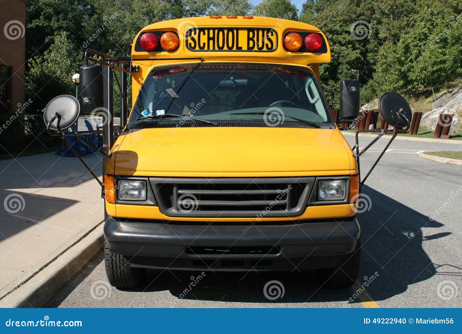 School Van stock photo. Image of fender, pickup, pull - 49222940