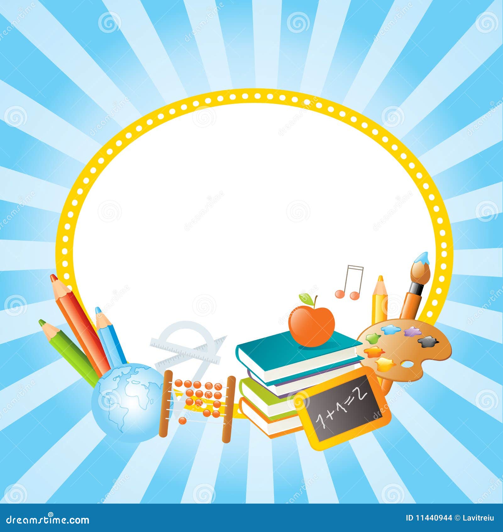 School vector banners stock vector. Illustration of background - 11440944
