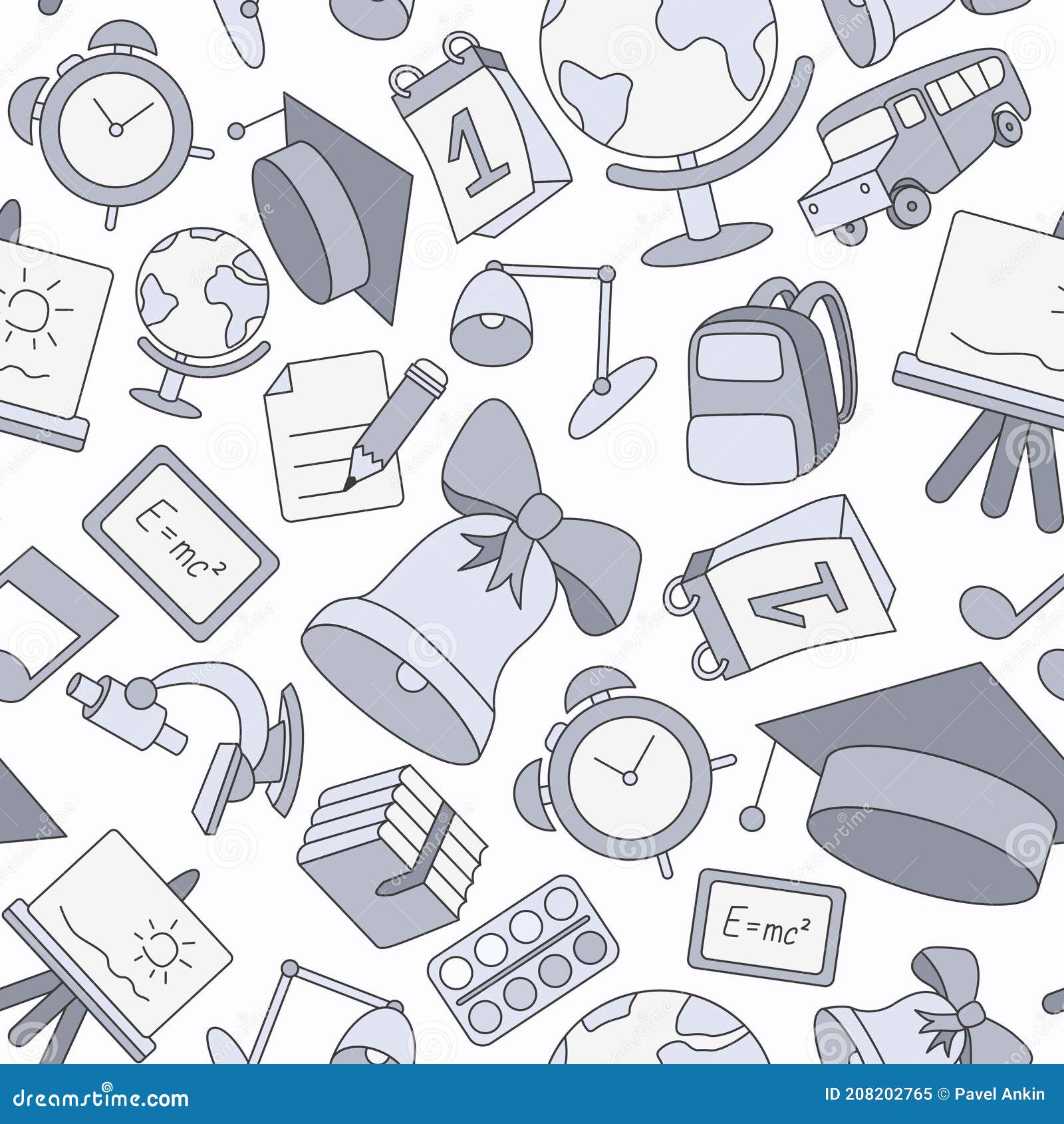 School background 02-01 stock vector. Illustration of design - 208202765