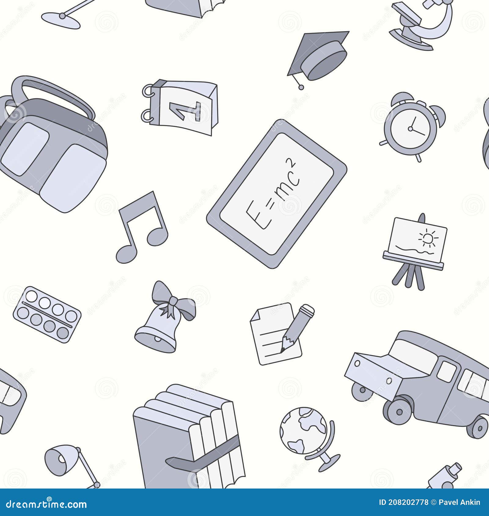 School background 02-05 stock vector. Illustration of diploma - 208202778