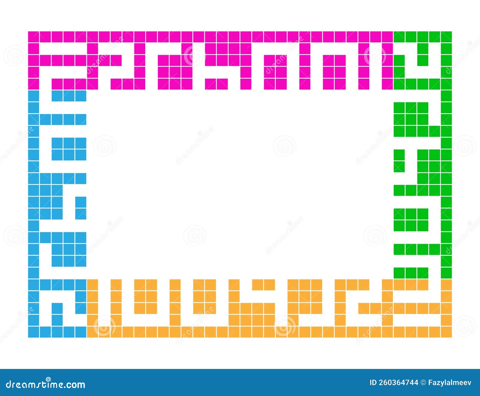 Education Theme with Space for Your Text. School Vector Frame. Abstract ...