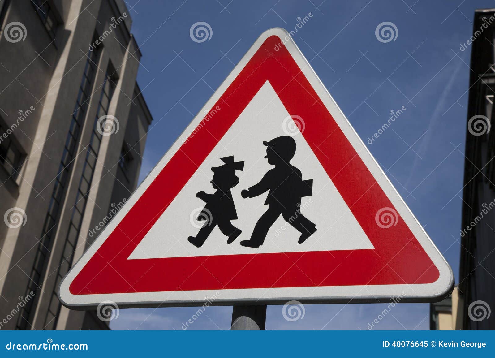 School Warning Sign stock image. Image of sign, education - 40076645