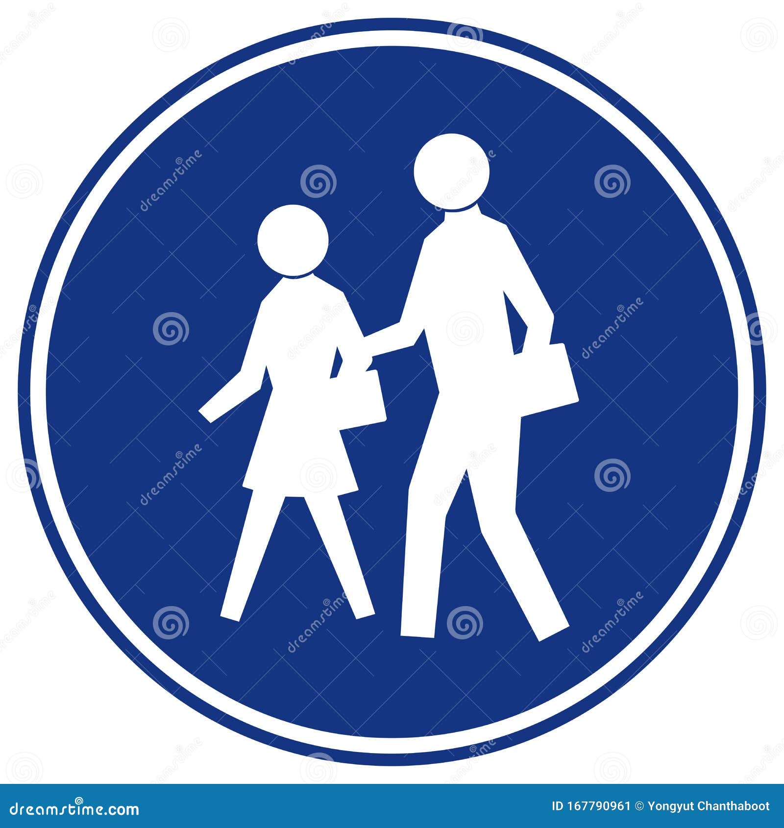 School Warning Sign,Vector Illustration, Isolate on White Background ...