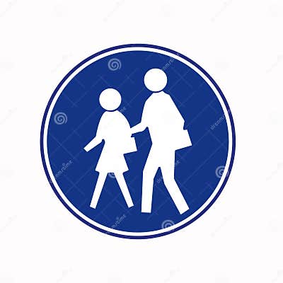 School Warning Sign,Vector Illustration, Isolate on White Background ...