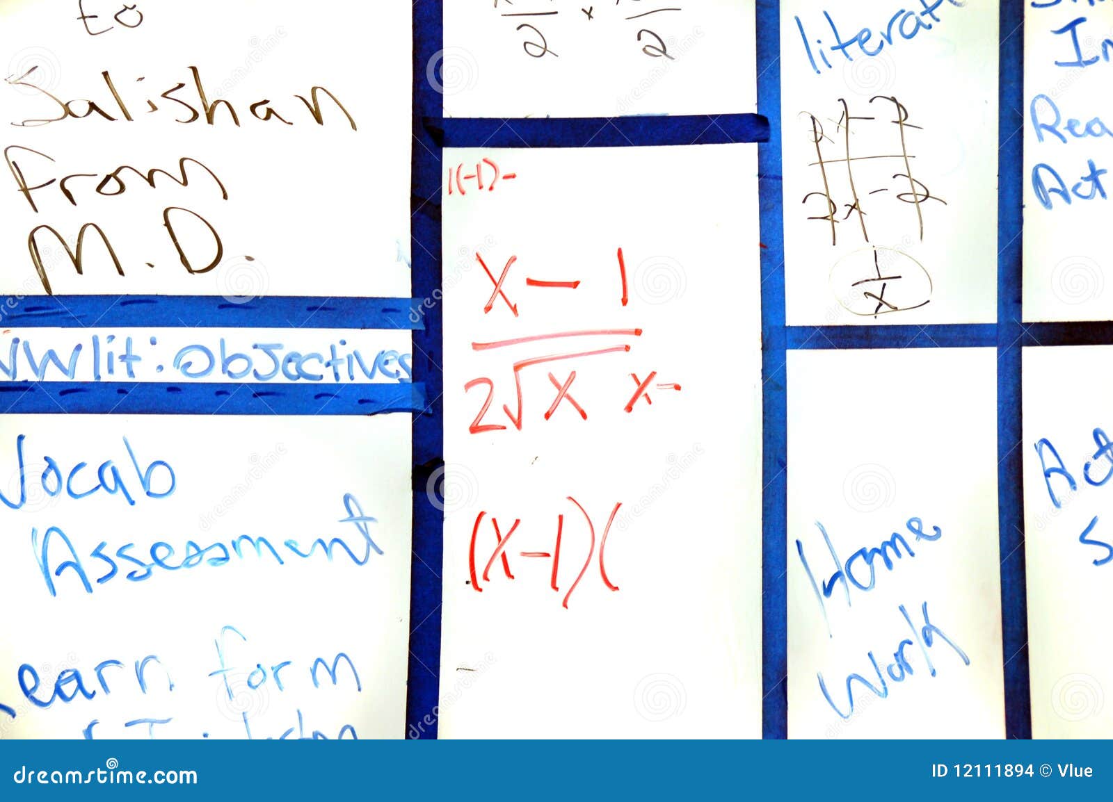 School Whiteboard stock photo. Image of education, class - 12111894