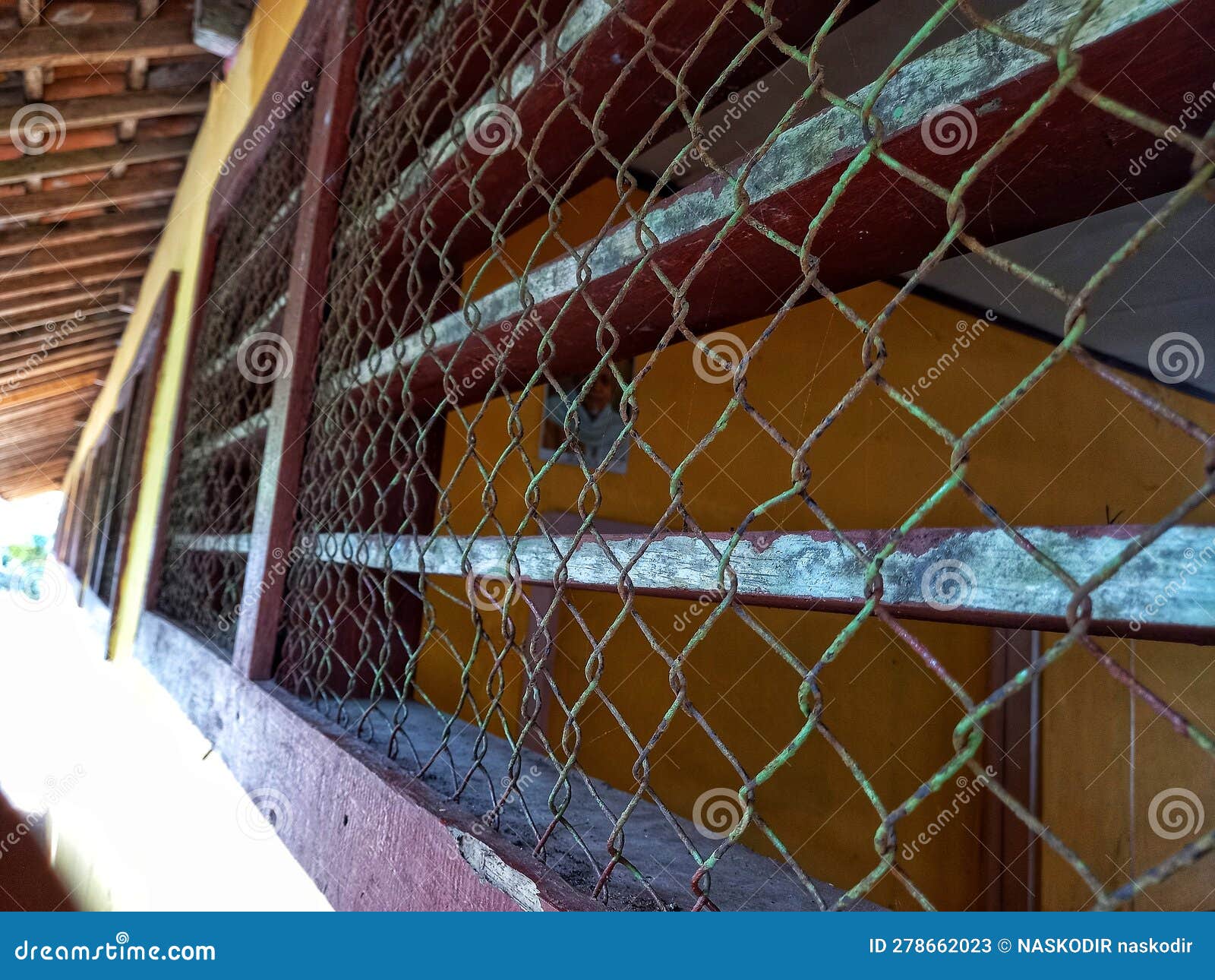 School Windows Made of Iron Nets in the Interior of Indonesia, May 20 ...
