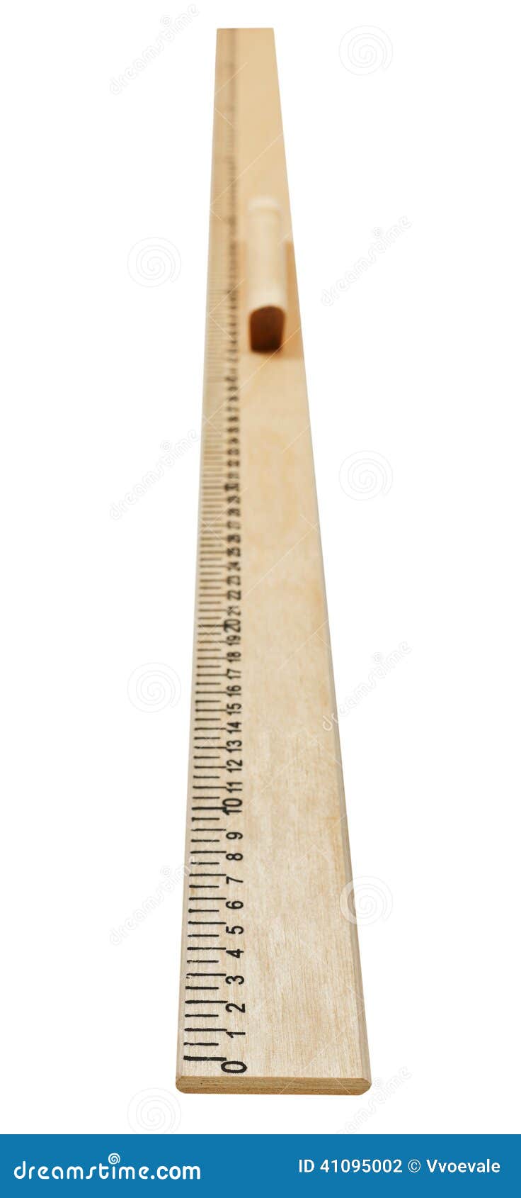 School wooden meter ruler stock photo. Image of isolated - 41095002