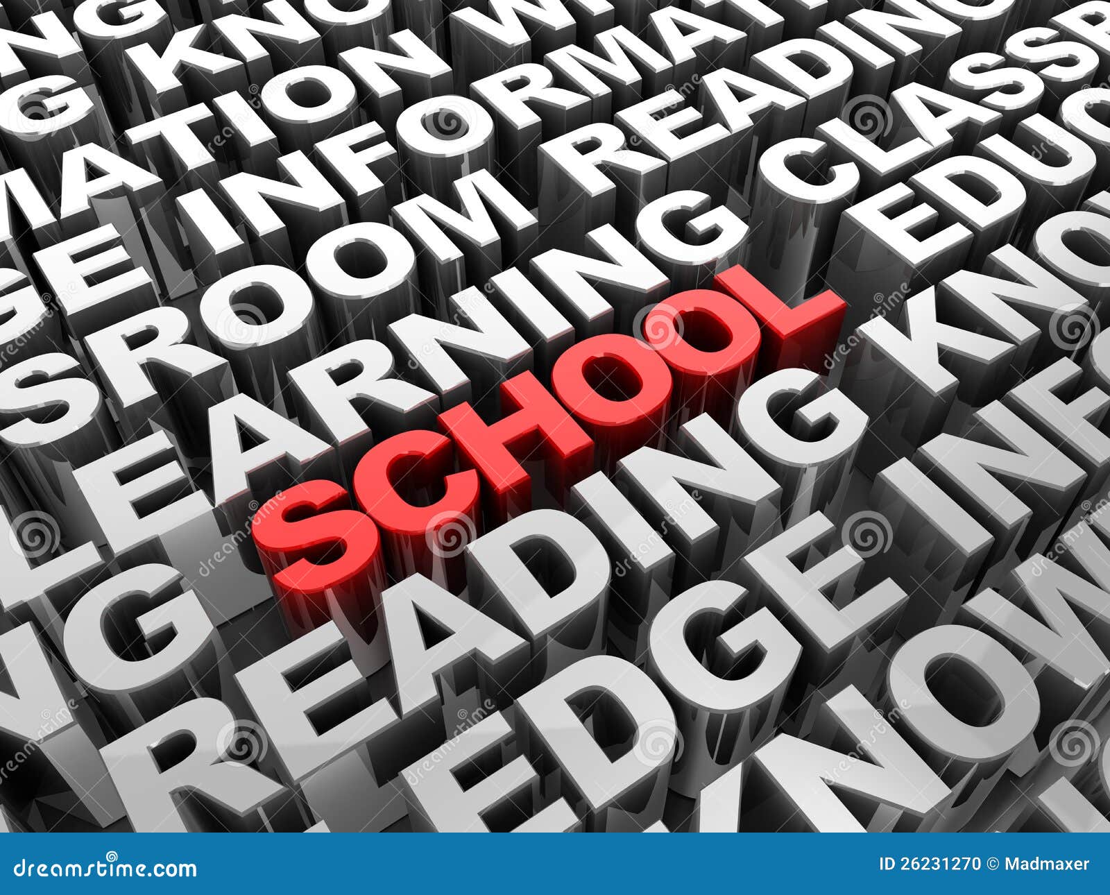 School word stock illustration. Illustration of element - 26231270