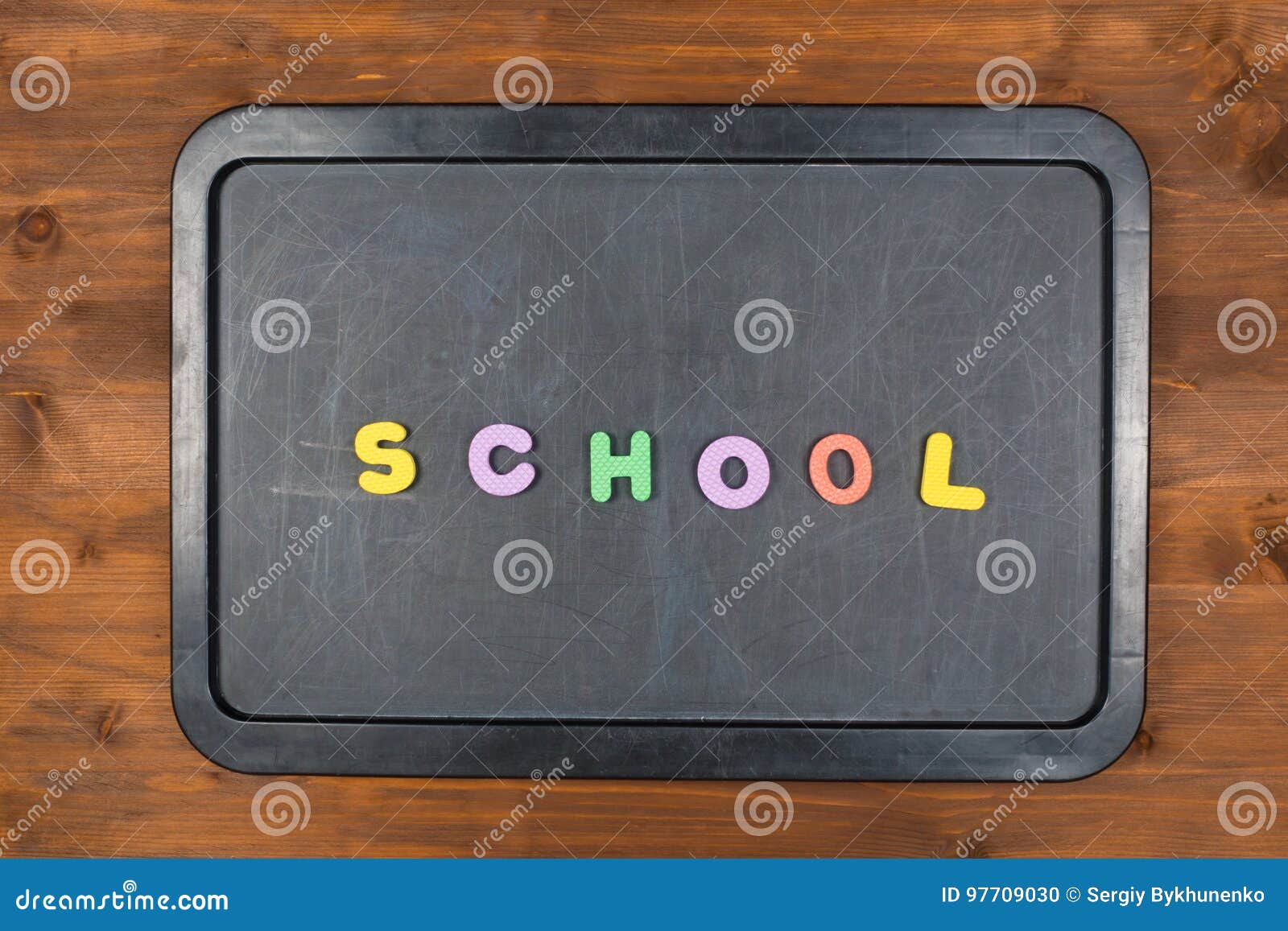 School Word of Colorful Foam Letters on Chalkboard Stock Photo - Image ... School Word of Colorful Foam Letters on Chalkboard Stock Photo - Image ...