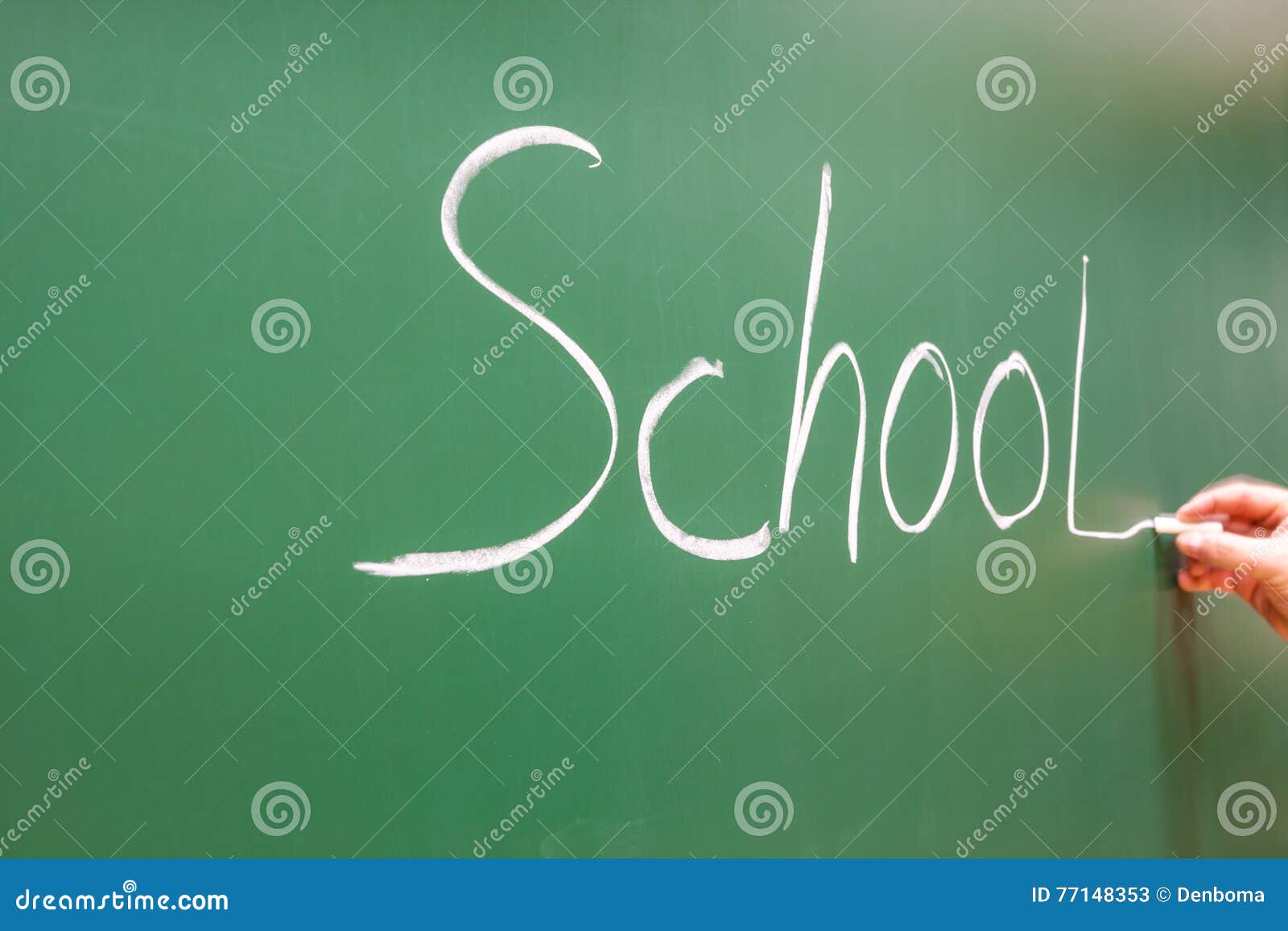 School Word on a Drawing Board Stock Image - Image of high, colorful ...