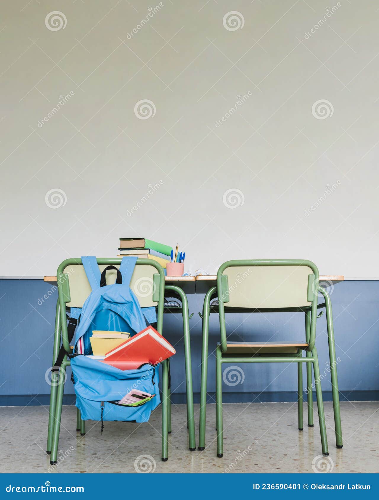 School Workplace Classroom. High Quality Photo Stock Image - Image of ...
