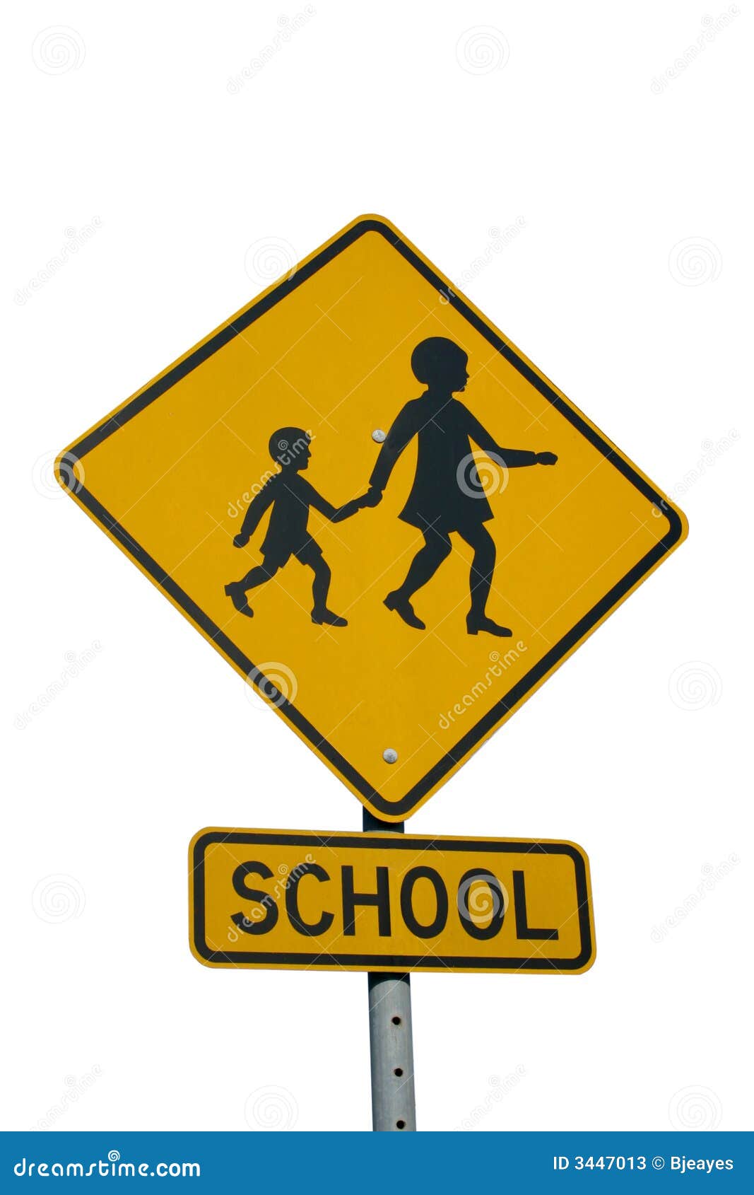School Zone Ahead Speed Limit When Lights Flashing.Street Attention ...